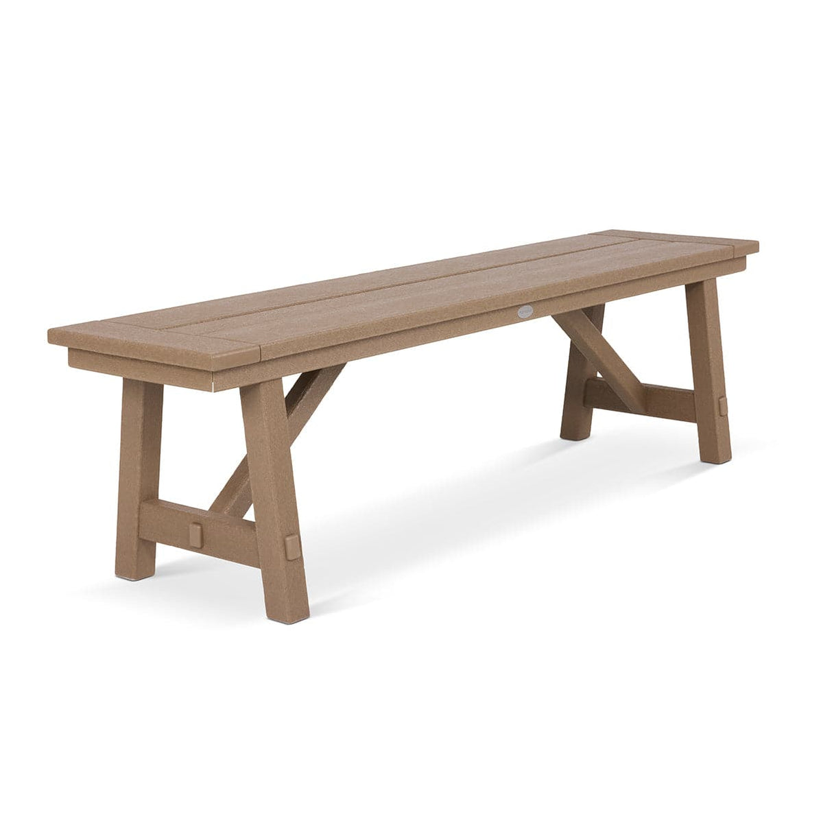 60" Farmhouse Vintage Sahara Backless Bench | The Great Escape