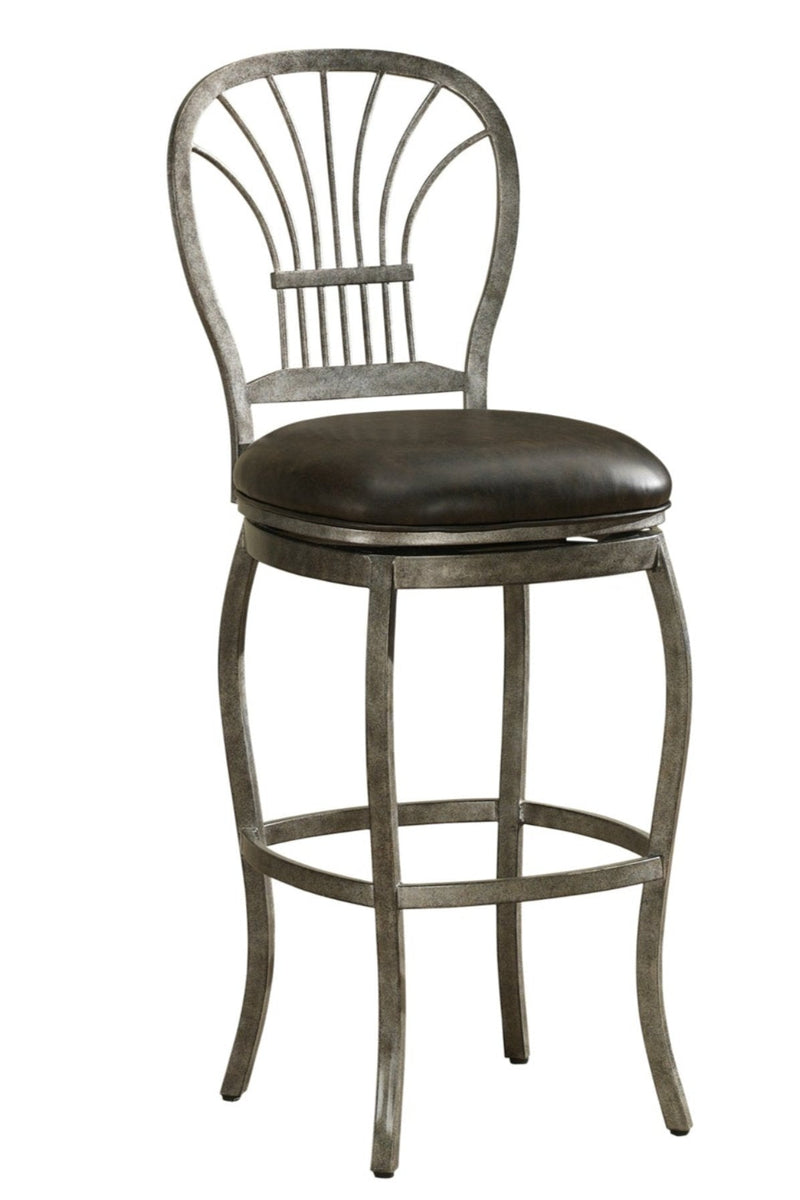 Harper Dual Height Stool - Rustic Pewter | The Great Escape