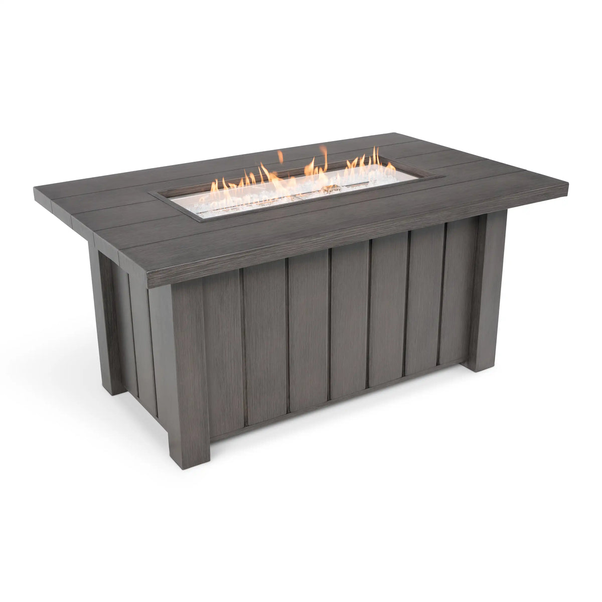 32"x50" Soho Smoke Fire Table W/ Lid | The Great Escape