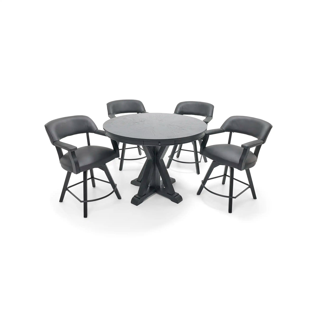 Rowan 5 Piece Counter Height Flip Top Game Set — The Great Escape