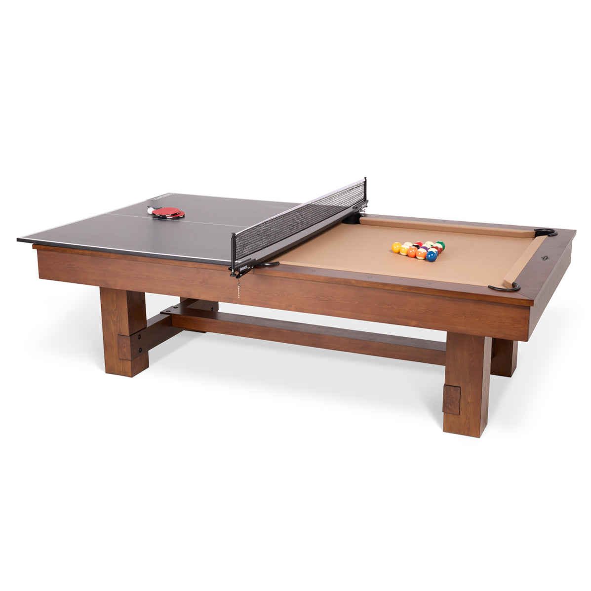 Brunswick Arlington 8 Ft Table Conversion Top with Play Accessories Bu ...