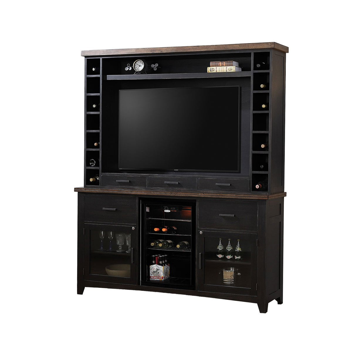 81" Arlington Entertainment Back Bar & Hutch — The Great Escape