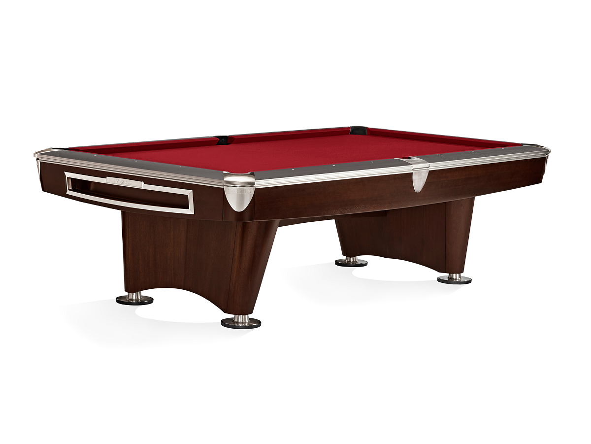 9' Brunswick Gold Crown VI Skyline W/ Two-Tone Pockets - Walnut/Espres ...