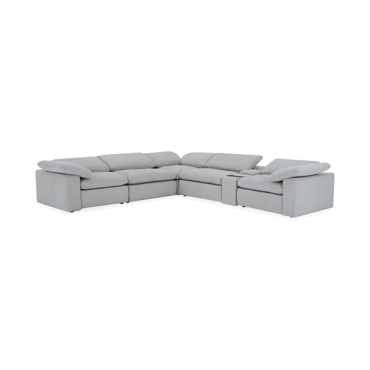 Rowan Cloud 6 Piece Motion Sectional | The Great Escape
