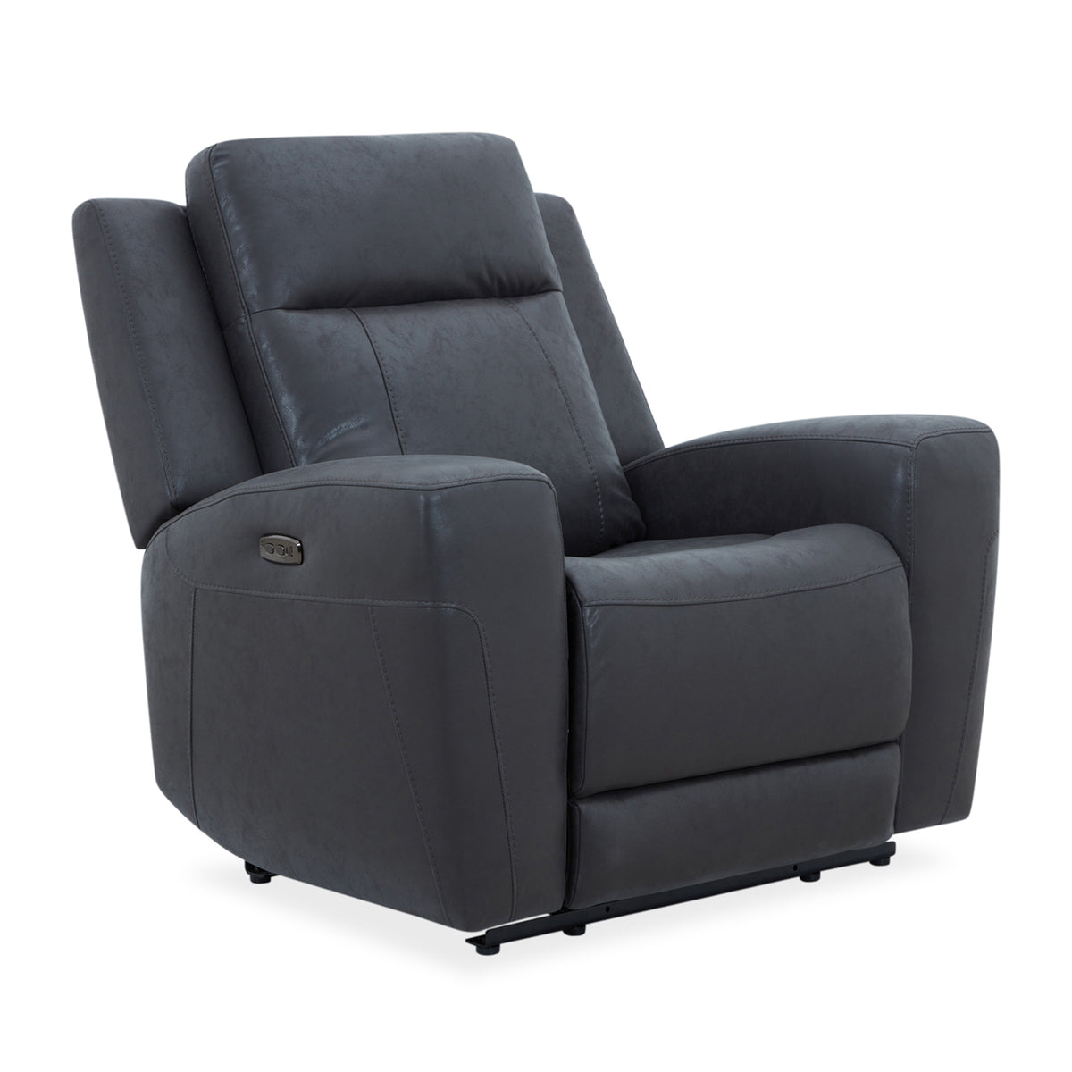 Studio Grey Dual Power Recliner — The Great Escape