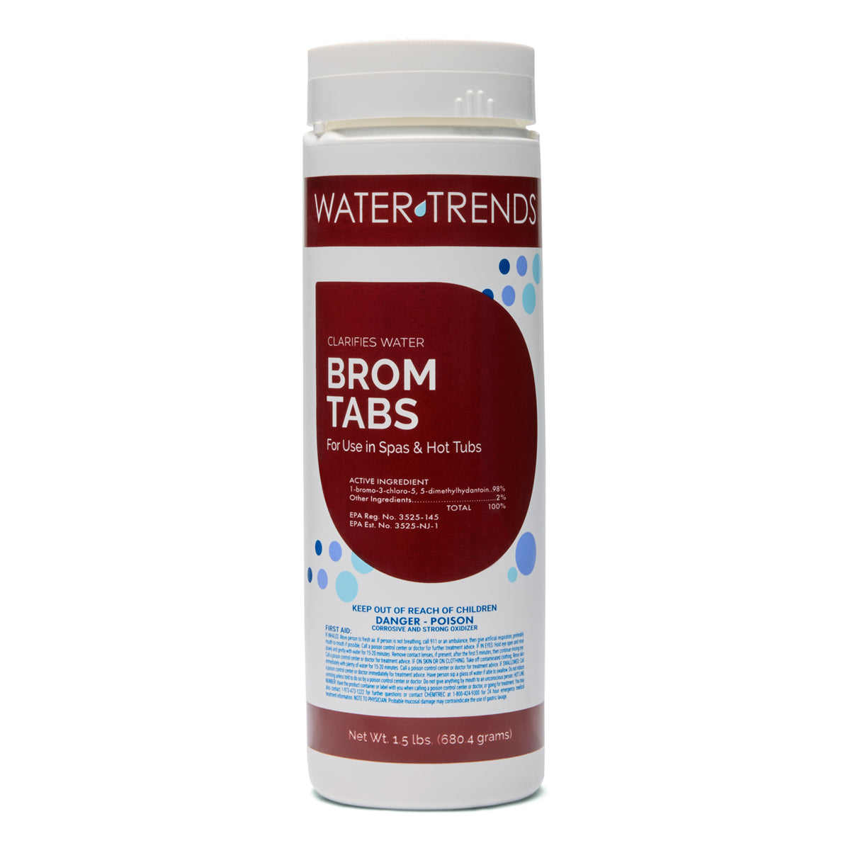 1.5 lbs. Of WATER TRENDS Bromine Tablets — The Great Escape