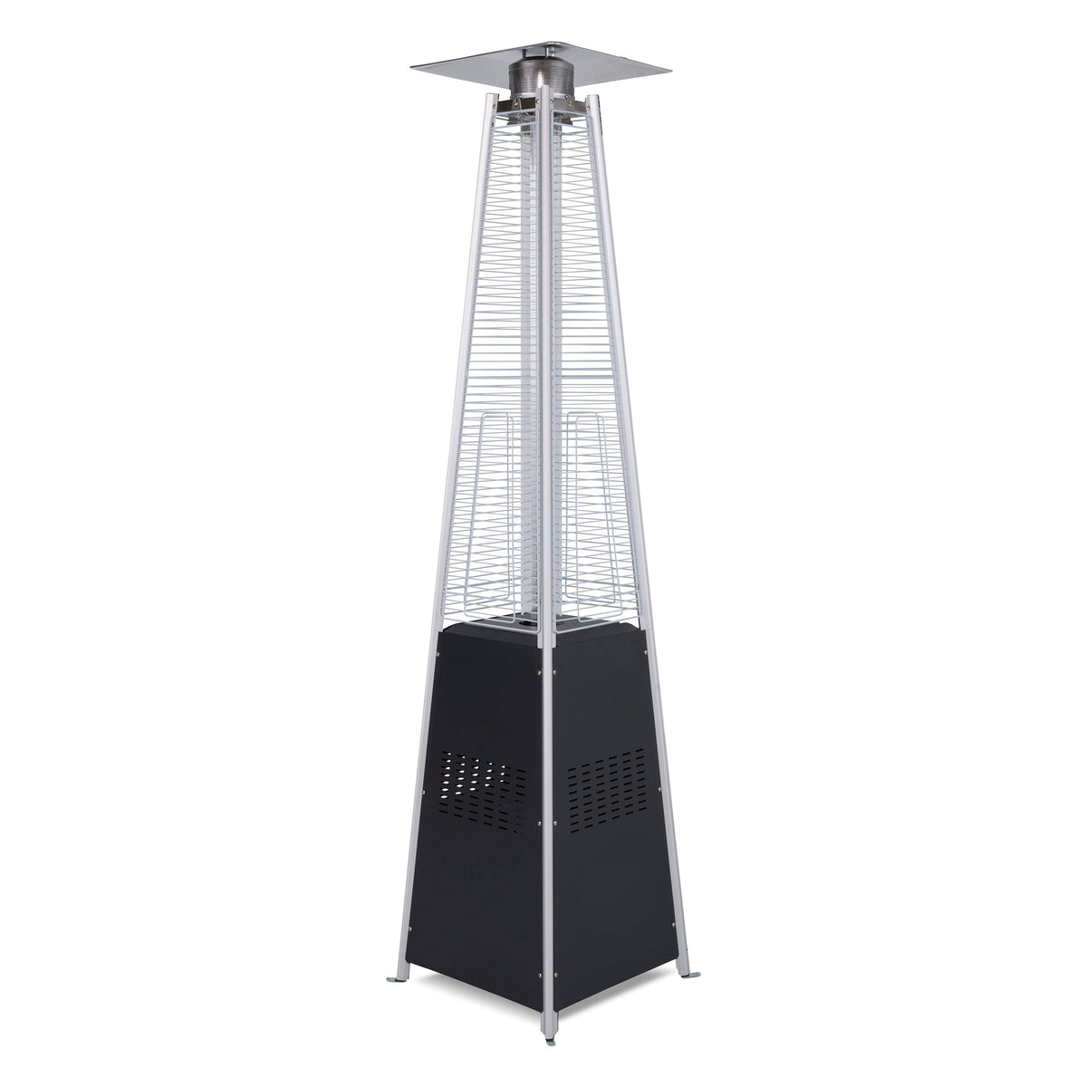 Commercial Glass Tube 40K BTU Patio Heater - Black — The Great Escape