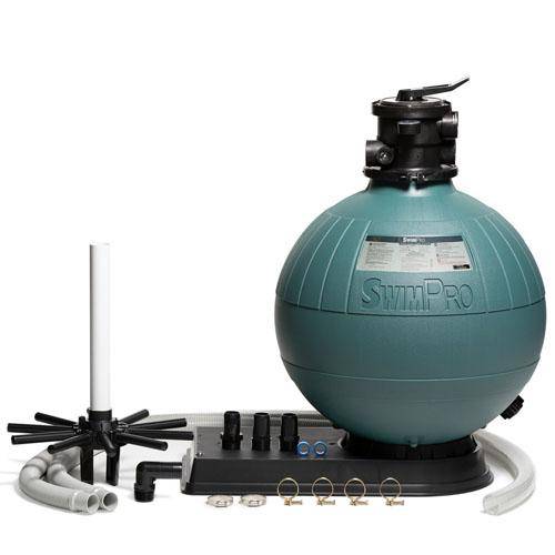 Swimpro 256T Filter W/ Tank, Base, Fittings, & Hoses | The Great Escape