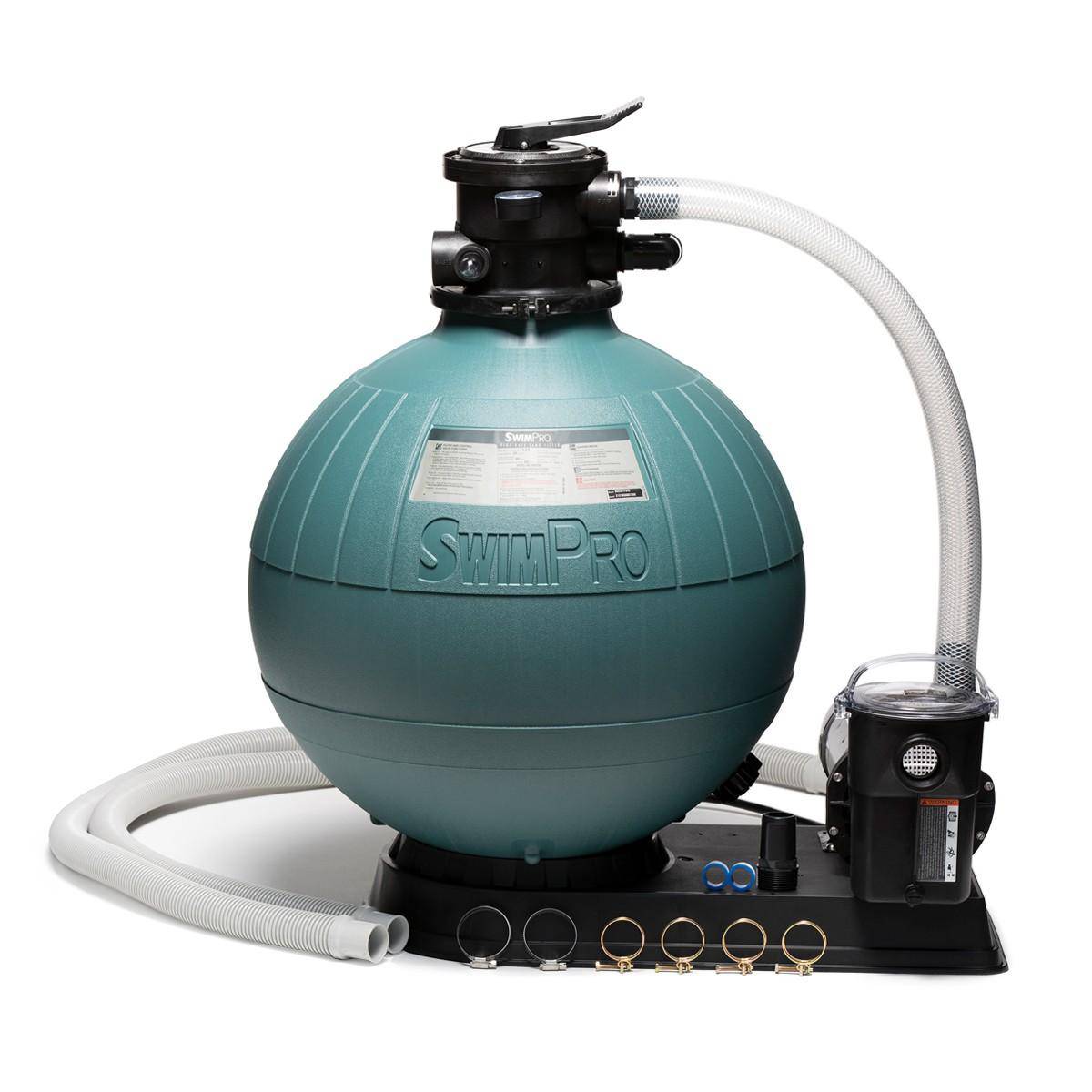 Swimpro 256T W/ 1.5 HP Twist Lock Pump, Base, Fittings, & Hoses — The ...