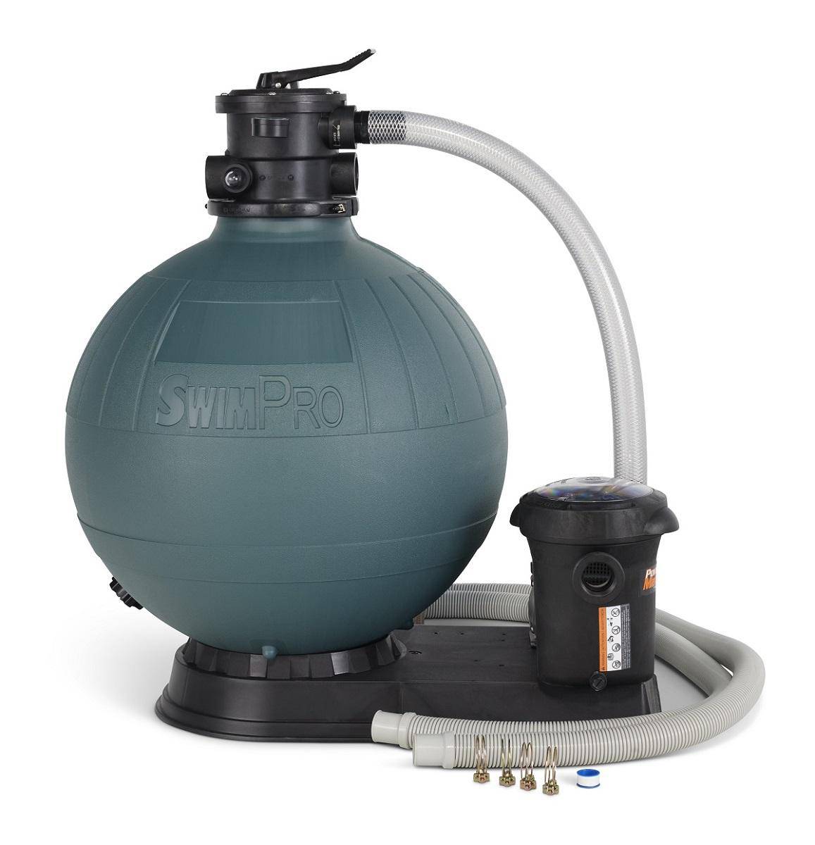 Swimpro 256T W/ 2.0 HP 2SPD Twist Lock Pump, Base, Fittings, & Hoses ...